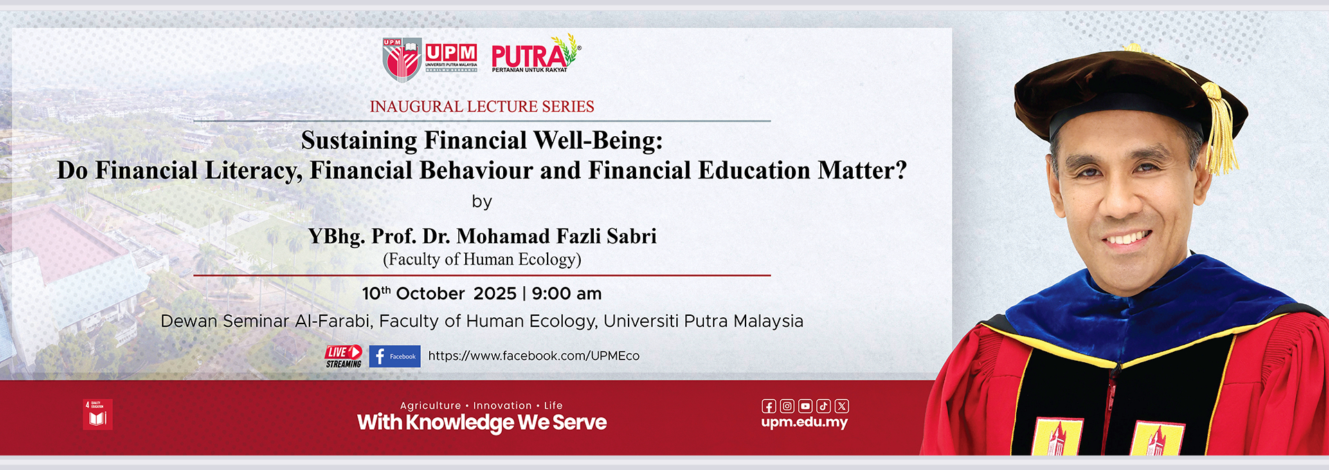 SI YBhg Prof Dr Mohamad Fazli Sabri